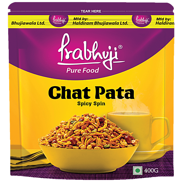 Buy Haldirams Prabhuji Namkeen Chat Patta 400 Gm Online at the Best ...