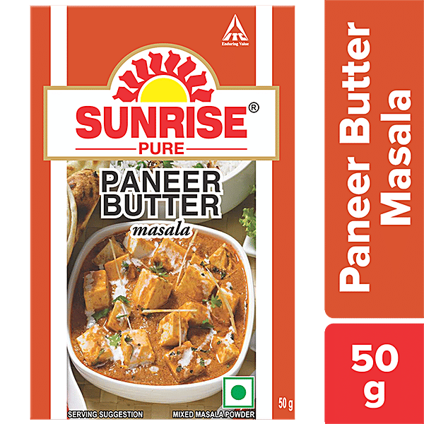 Buy Sunrise Masala Paneer Butter 50 Gm Online at the Best Price of Rs 52 - bigbasket