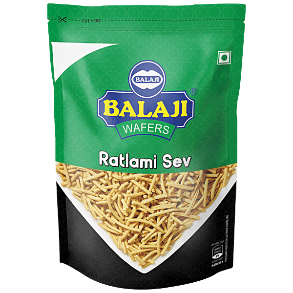 Buy Balaji Namkeen Ratlami Sev 400 Gm Online at the Best Price of Rs 75 ...