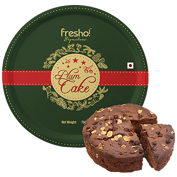 Buy Fresho Signature Round Plum Cake - Rich Fruit Online at Best Price ...