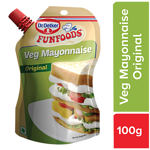 Buy Funfoods Mayonnaise Eggless 100 Gm Online At Best Price of Rs 45 - bigbasket