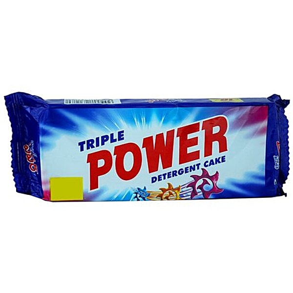 Buy Power Detergent Cake Triple Power 250 Gm Online at the Best Price ...