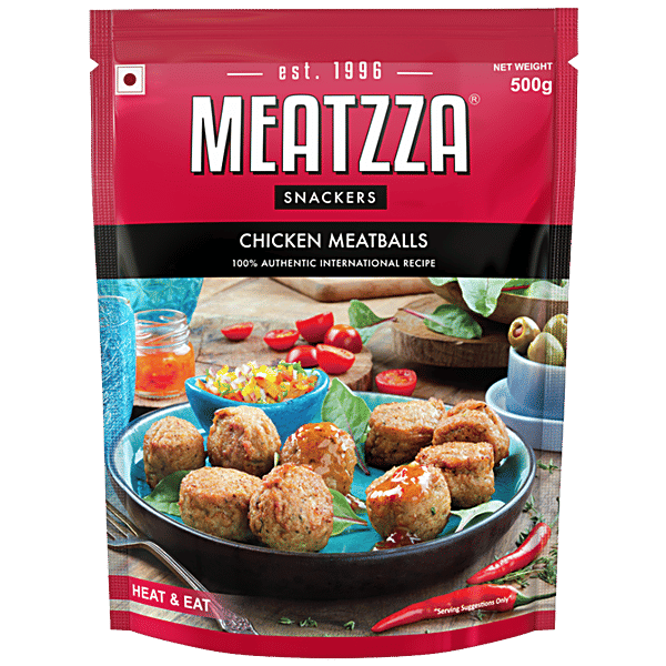 Buy Meatzza Chicken Meatball 500 Gm Online At Best Price of Rs 325 - bigbasket