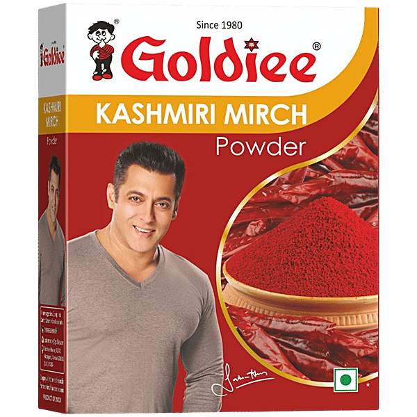 Buy Goldiee Powder Mircha Kashmiri 50 Gm Online at the Best Price of Rs ...