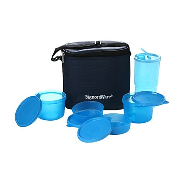 Buy Signoraware Combo Executive Lunch Big With Bag - Blue 520 Online at ...