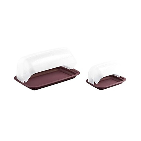 Buy Signoraware Butter + Bread Box - Maroon Online at Best Price of Rs ...