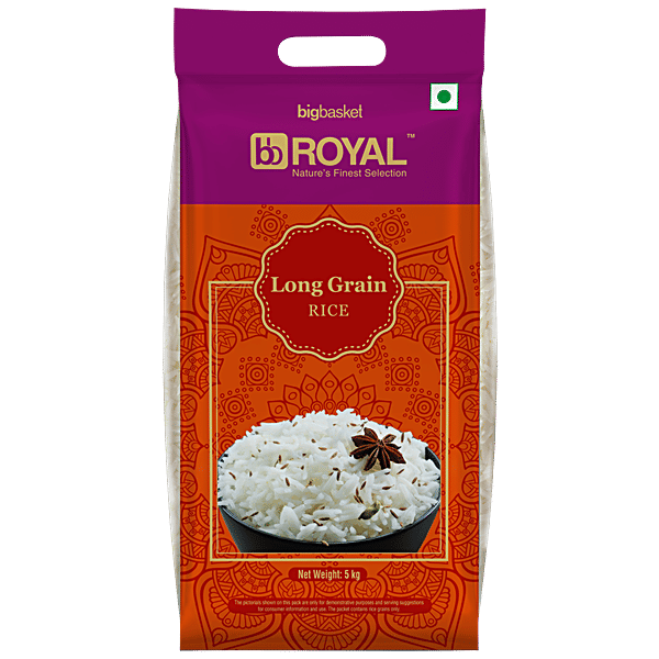 Buy Bb Royal Long Grain Rice 5 Kg Online at the Best Price of Rs 321 ...