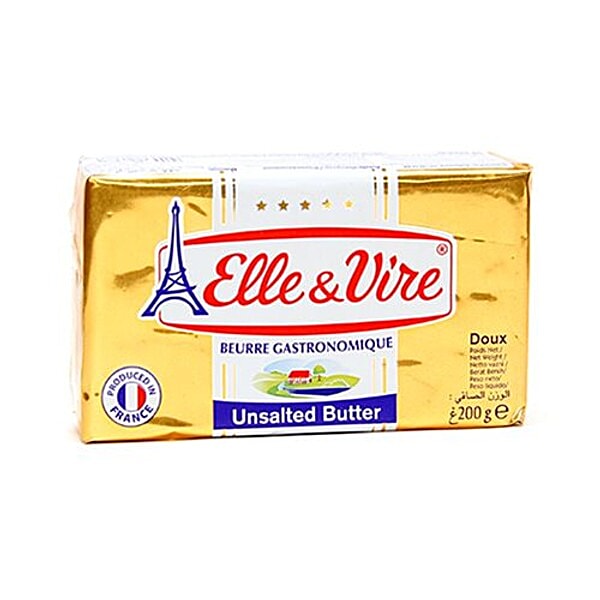 Buy Elle & Vire French Butter - Unsalted Online at Best Price of Rs 375 ...