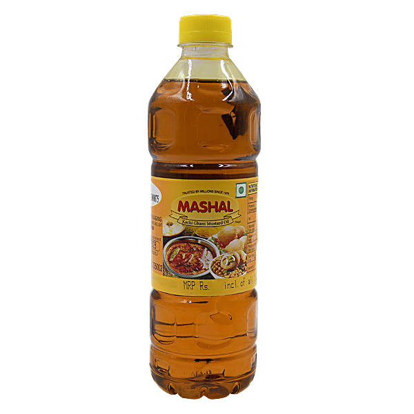 Buy Mashal Mustard Oil 500 Ml Online at the Best Price of Rs 72.96 ...