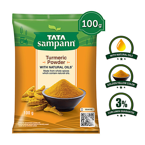 Buy Tata Sampann Powder - Turmeric 100 gm Online at Best Price. of Rs ...