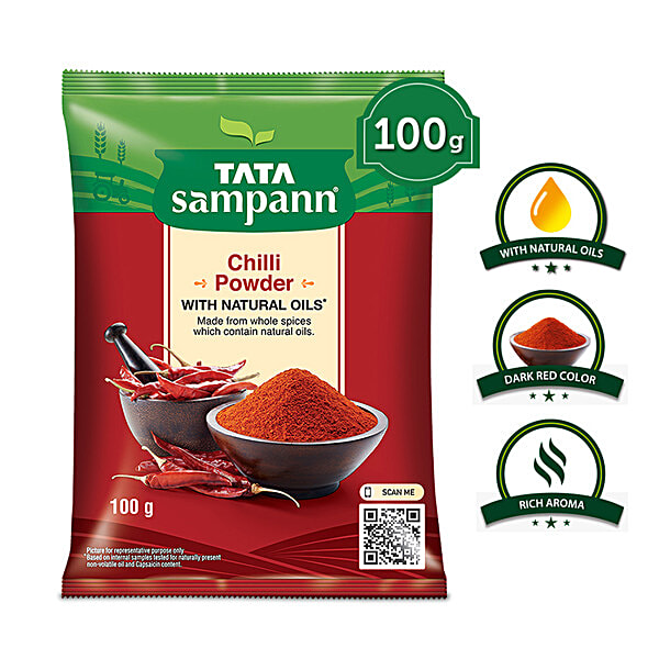 Buy Tata Sampann Powder - Chilli 100 gm Online at Best Price. of Rs 60 ...