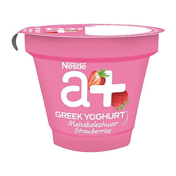 Buy Nestle A Grekyo Greek Yoghurt Strawberry 90 Gm Online At Best Price of Rs 55 - bigbasket