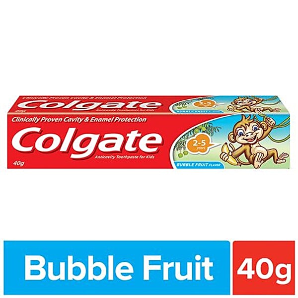 Buy Colgate Kids Toothpaste - Bubblefruit 40 gm Online at Best Price ...