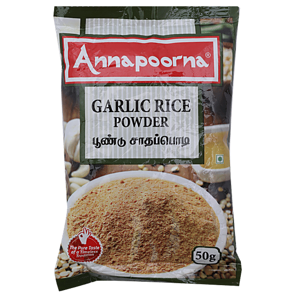 Buy Annapoorna Powder Garlic Rice 50 Gm Online At Best Price of Rs 21 ...