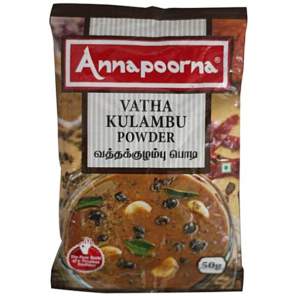Buy Annapoorna Powder Vatha Kulambu 50 Gm Online At Best Price of Rs 25 ...