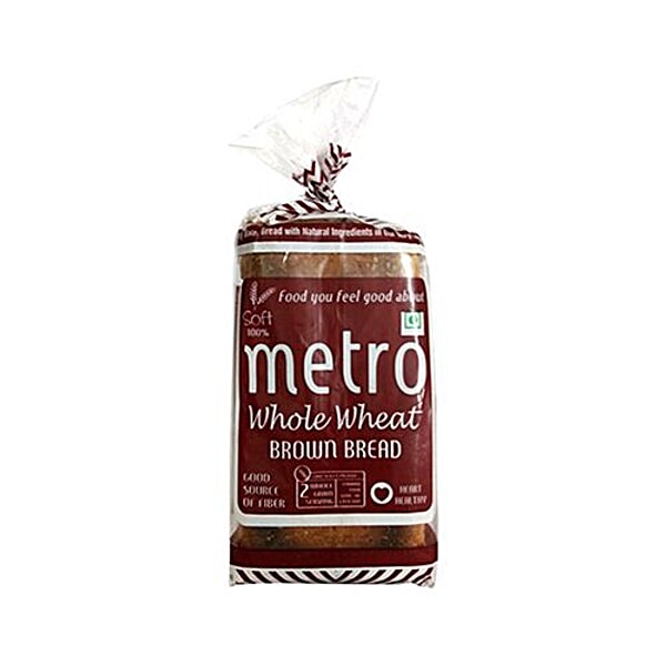 Buy Metro Bread Whole Wheat Brown Atta 350 Gm Online at the Best Price ...