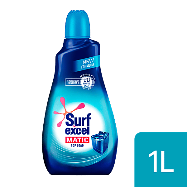Buy Surf Excel Liquid Detergent Matic Top Load 1 Ltr Online At Best ...