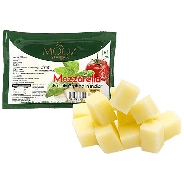 Buy Mooz Cheese Mozzarella 200 Gm Online At Best Price of Rs 200 ...