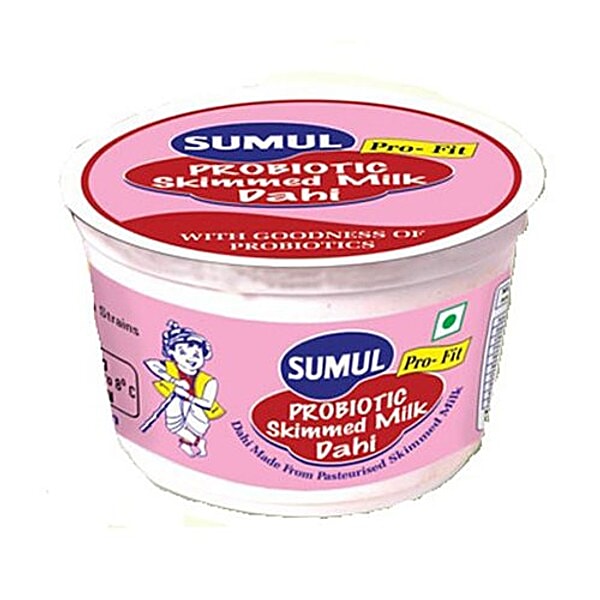 Buy Sumul Probiotic Dahi - Made from Pasteurized Skimmed Milk Online at ...