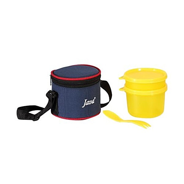 Buy Java Round Lunch Box - Yellow Online at Best Price of Rs null ...