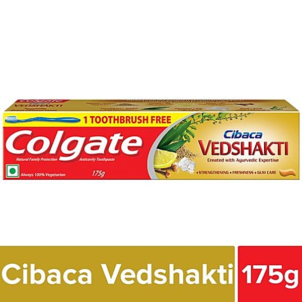 Buy Colgate Toothpaste Cibaca Vedshakti 175 Gm Online At Best Price of ...