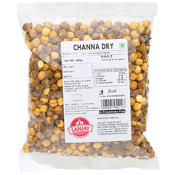 Buy Sanjay Namkeen Channa Dry 200 Gm Online At Best Price of Rs 63 ...