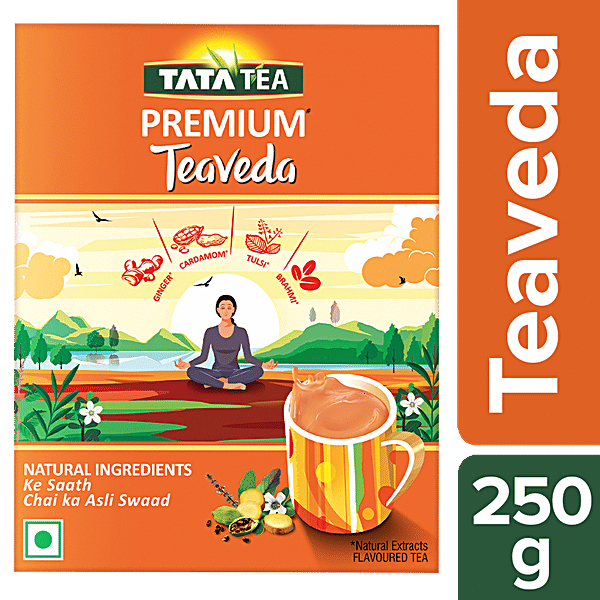 Buy Tata Tea Premium Teaveda Assam Tea Leaves With Elaichi Tulsi Adrak ...