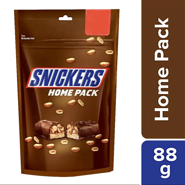 Buy Snickers Chocolate Home Pack 88 Gm Online At Best Price of Rs 80 ...