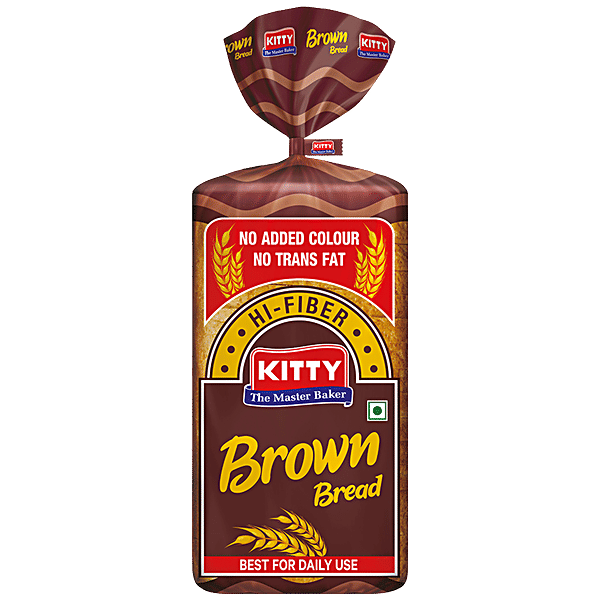 Buy Kitty Brown Bread - Hi-Fibre Online at Best Price of Rs null ...