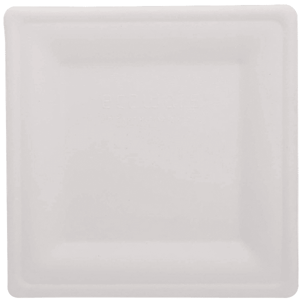 Buy Ecoware Disposable Square Plate 20 cm Online at Best Price of Rs 89 ...
