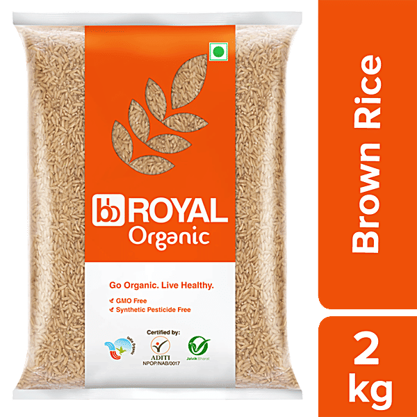 Buy Bb Royal Organic Brown Rice 2 Kg Online At Best Price of Rs 149 ...