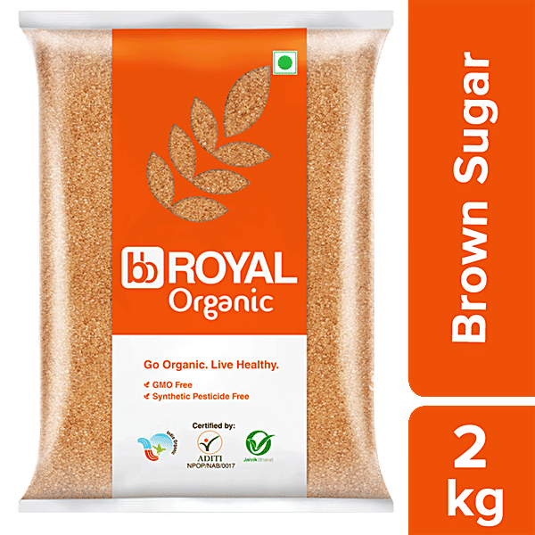 Buy Bb Royal Organic Brown Sugar 2 Kg Online At Best Price of Rs 150 ...