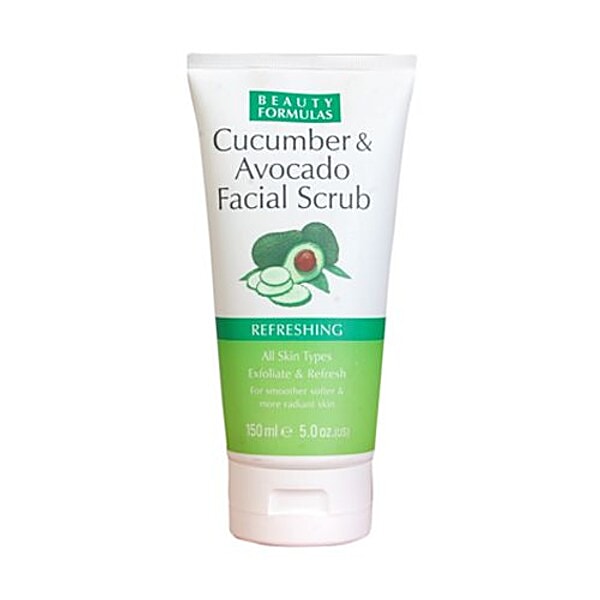 Buy Beauty Formulas Cucumber & Avocado Facial Scrub Online at Best Price of Rs null - bigbasket