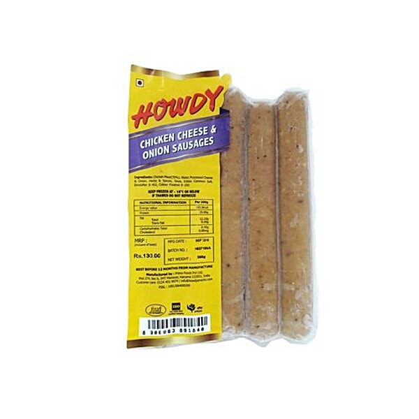 Buy Howdy Chicken Sausage - Cheese & Onion Online at Best Price of Rs ...