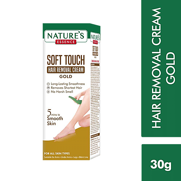 Buy Natures Essence Soft Touch Hair Removal Cream - Gold Online at Best ...