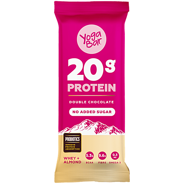 Buy Yoga Bar 20 Gm Protein Bars Cranberry Blast Whey Almond 60 Gm ...