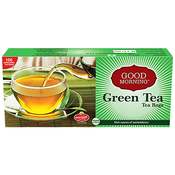 Buy Good Morning Green Tea Natural 150 Gm Online At Best Price of Rs ...