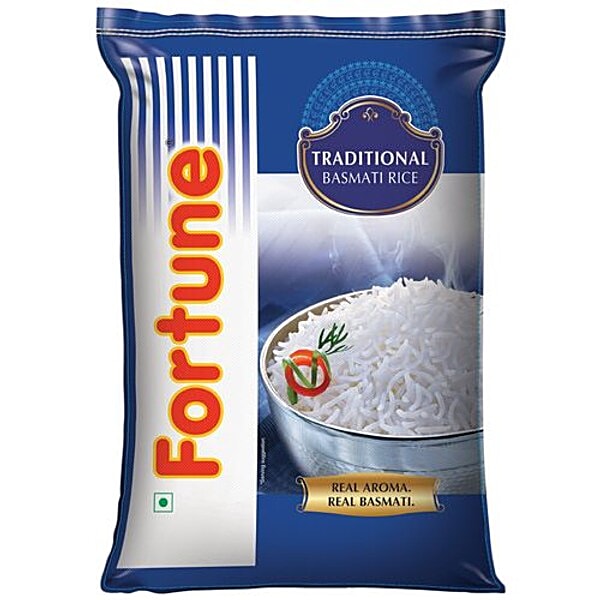 Buy Fortune Traditional Basmati Rice - Full Grain Online at Best Price ...