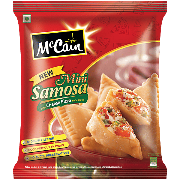 Buy Mccain Mini Samosa Cheese Pizza 240 Gm Online At Best Price of Rs ...