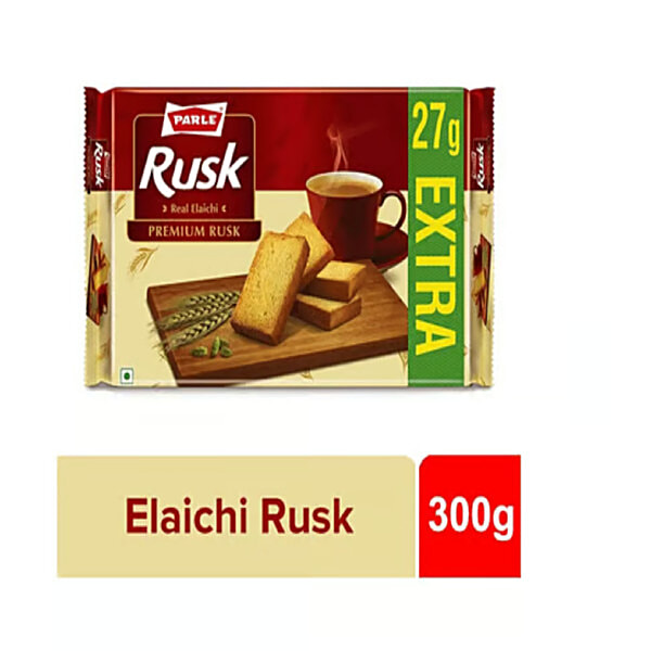 Buy Parle Rusk Real Elaichi 300 Gm Online At Best Price of Rs 44 ...