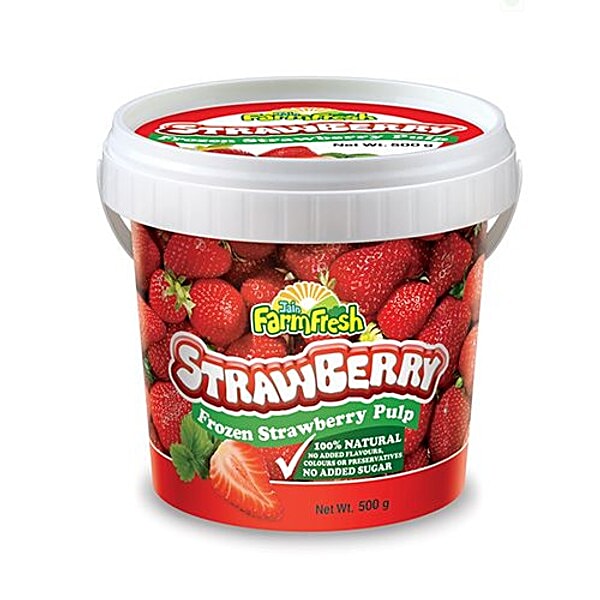 Buy Jain Farm Fresh Frozen Pulp - Strawberry Online at Best Price of Rs ...