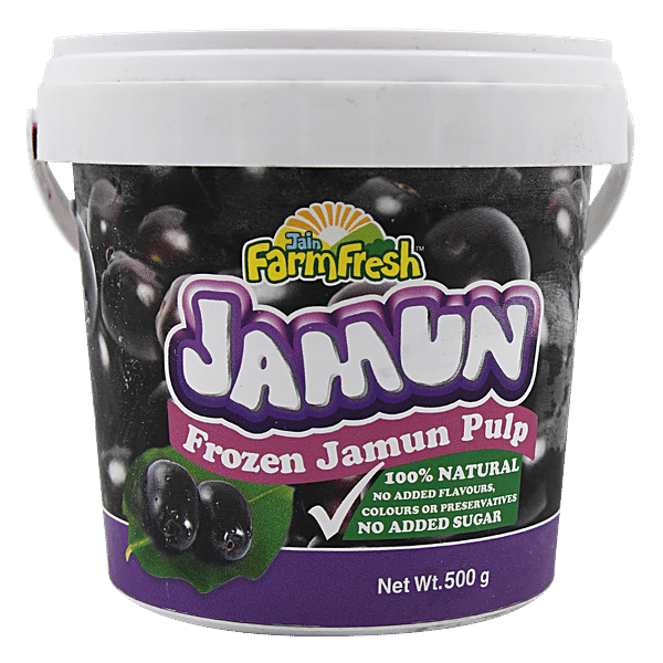 Buy Jain Farm Fresh Frozen Pulp - Jamun Online at Best Price of Rs 295 ...