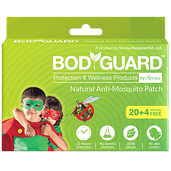 Buy Bodyguard Premium Natural Anti Mosquito Patches 20 Pcs Online At ...