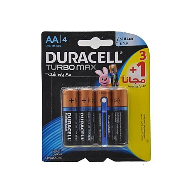 Buy Duracell Alkaline Battery - AAA, Turbomax Online at Best Price of ...