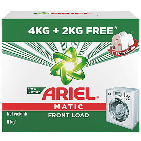 Buy Ariel Detergent Washing Powder Matic Front Load 4 Kg Online At Best ...