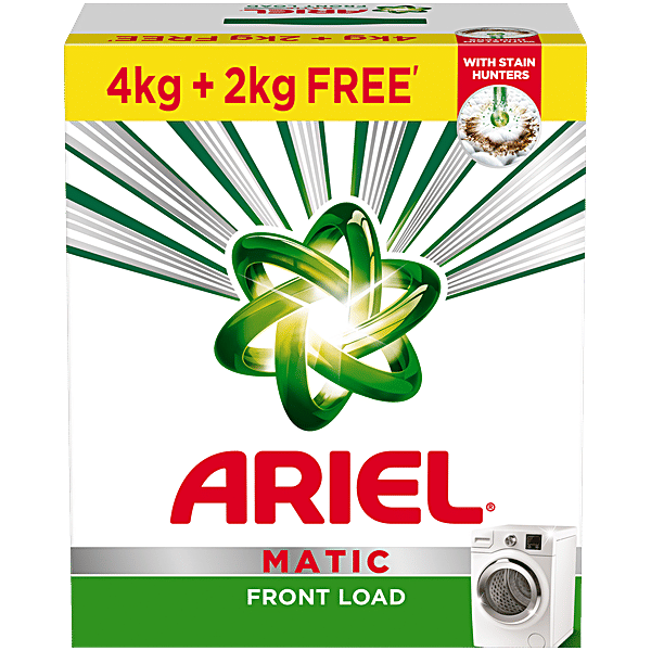 Buy Ariel Detergent Washing Powder Matic Front Load 4 Kg Online At Best ...