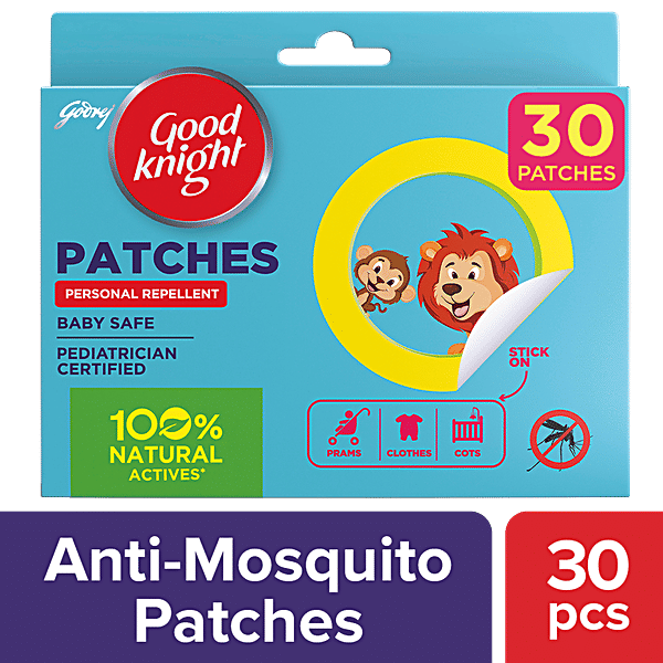 Buy Good knight Personal Mosquito Repellent - Patches 30 Patches Online ...