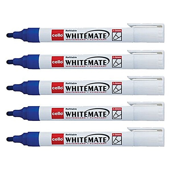 Buy Cello Whitemate Pen Blue 10 Pcs Online At Best Price of Rs 235 ...