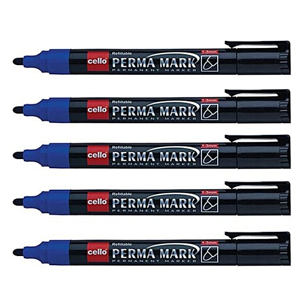 Buy Cello Permanent Mark Pen - Blue Online at Best Price of Rs 200 ...