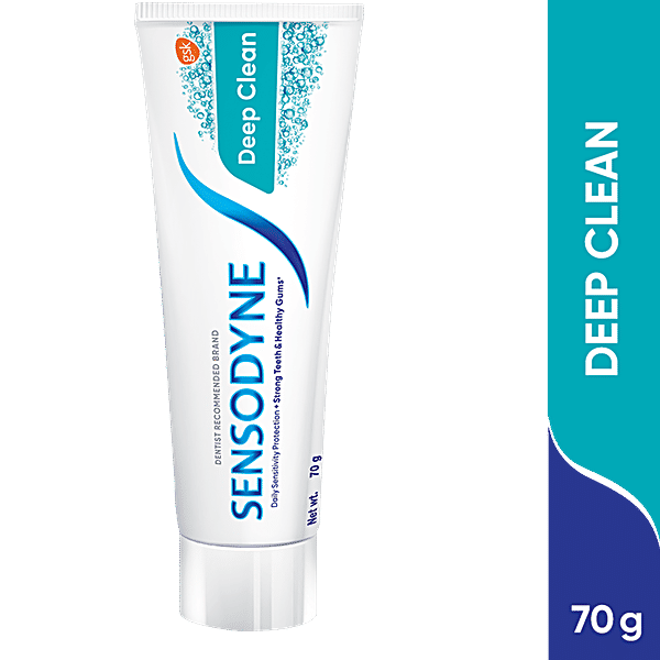 Buy Sensodyne Toothpaste Sensitive Deep Clean 70 Gm Online At Best ...